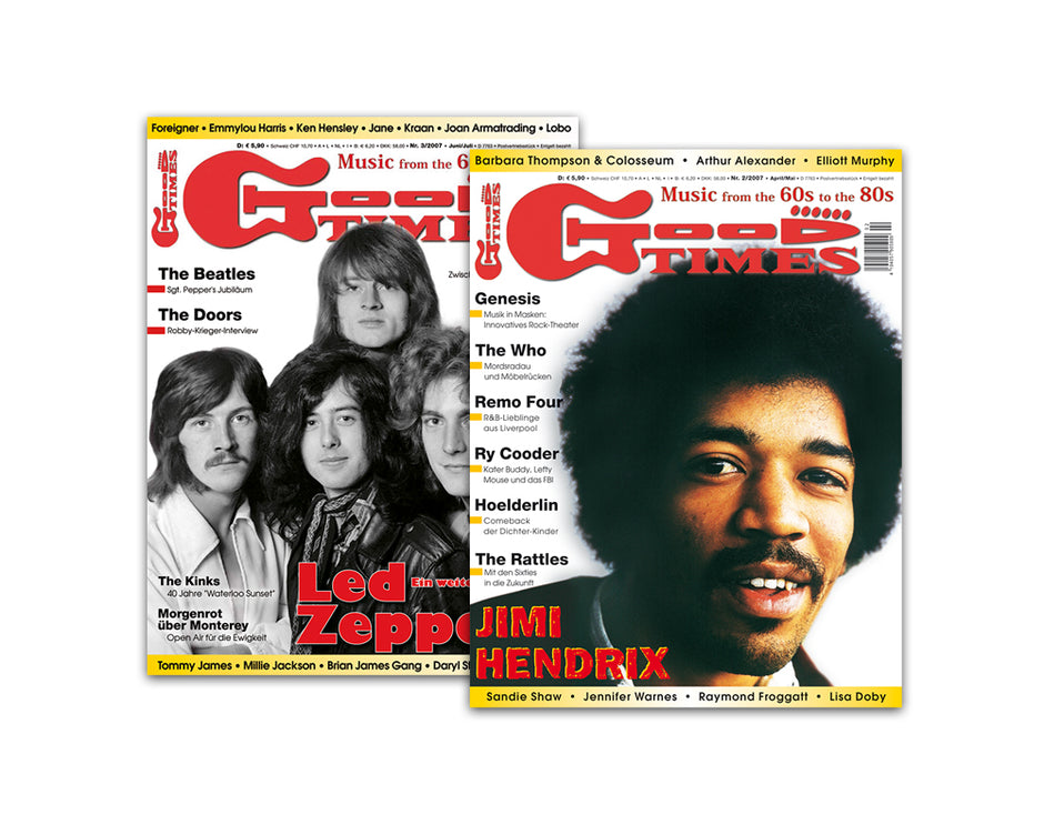 GOODTIMES - Alle Ausgaben der Musikzeitschrift | bravo-archiv-shop